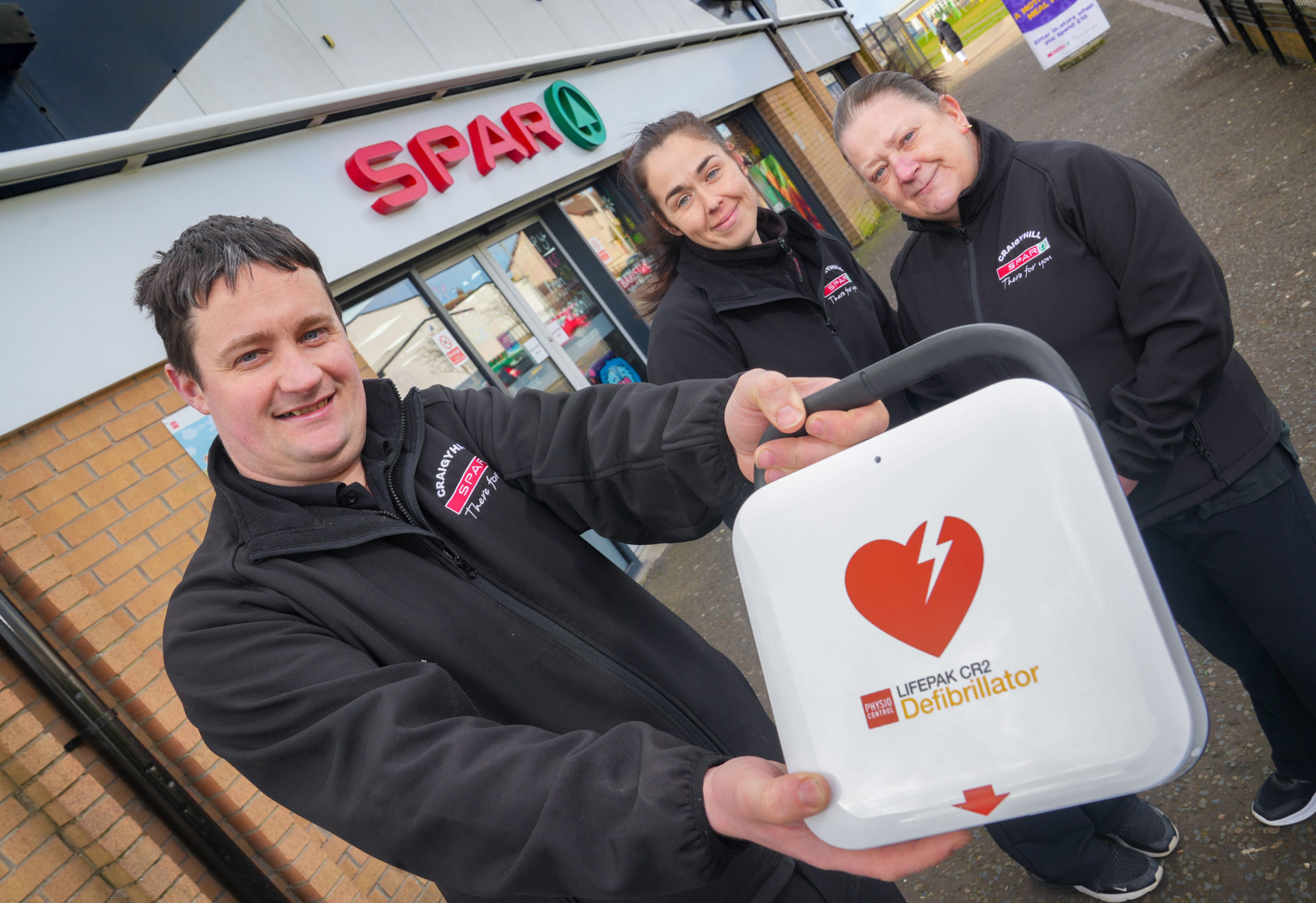 Kindhearted locals help Larne store install defibrillator for the local ...