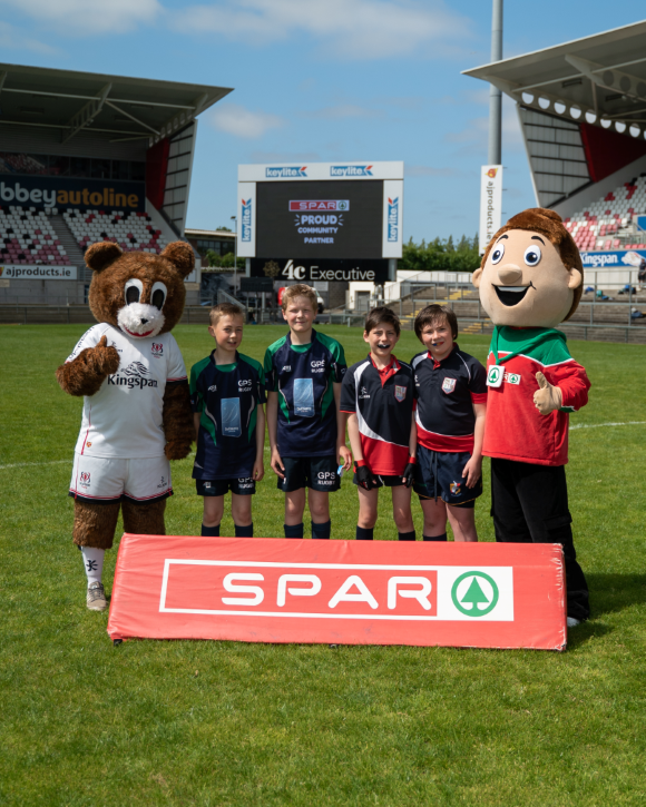 Young rugby teams tackle SPAR NI Primary School Festival at Kingspan ...