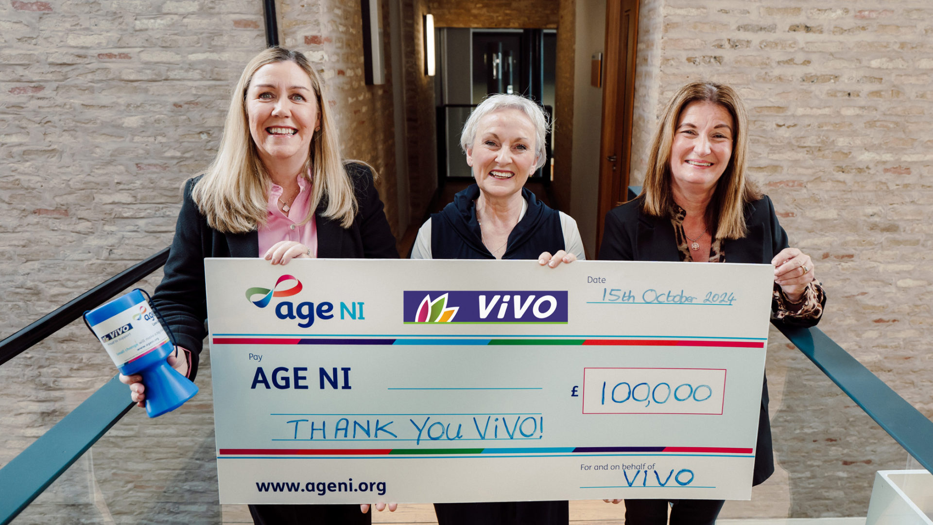 ViVO calls for new charity partner in NI after raising £100K for Age NI ...
